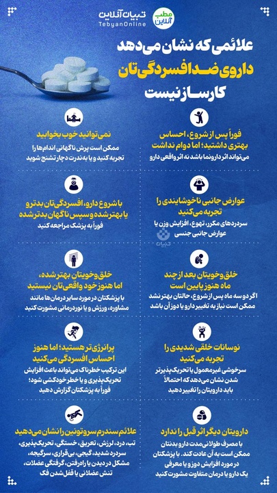 علائمی که نشان می‌دهد داروی ضد افسردگی‌تان کار ساز نیست